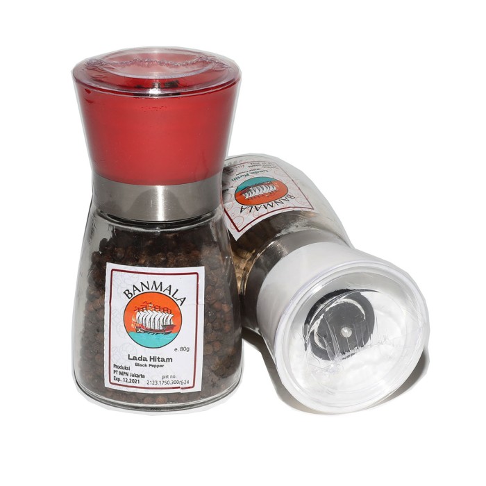 Jual Paket Merah Putih Lada Hitam & Putih dalam botol gilingan burr ...