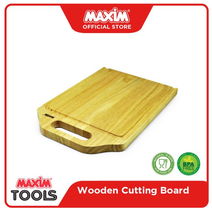Jual Maxim Tools Papan Telenan Kayu - Cutting Board (MTCUTWD) (Kode 006 ...