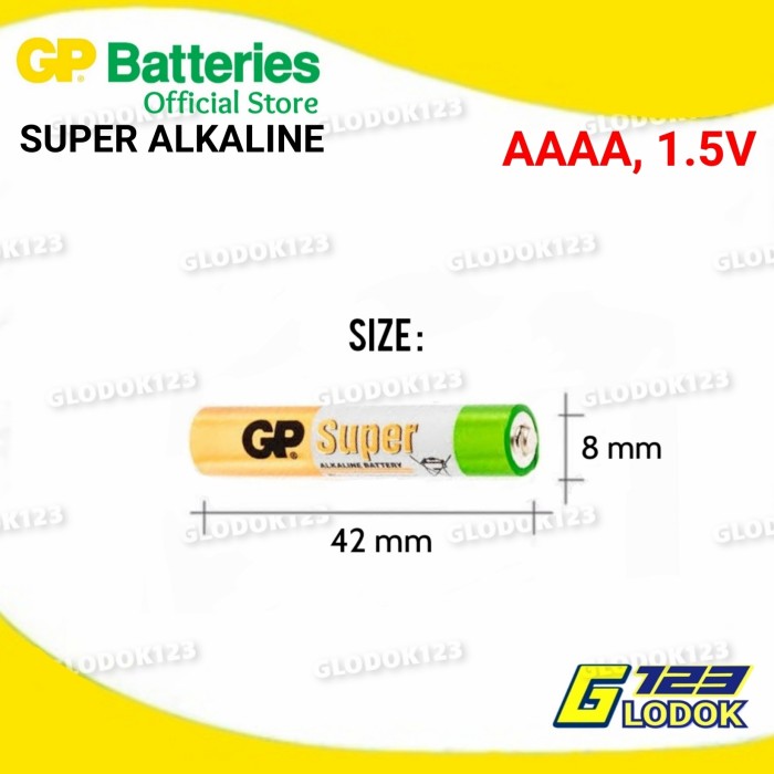 Jual Baterai Batre Battery AAAA A4 1.5V Alkaline E96 LR61 Stylus Pen ...