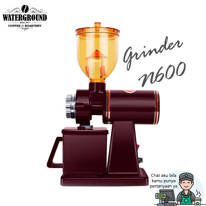 Jual Electric Coffee Grinder 600N Mesin Giling Kopi N600 DT-600 - Merah ...
