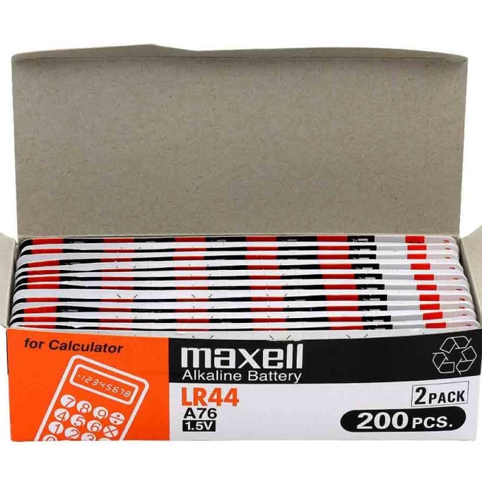 Jual BATERAI MAXELL LR44 AG13 L1154 357 A76 PR44 ORIGINAL BATTERY ...