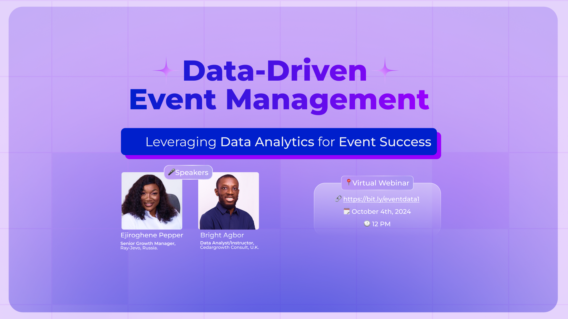 DATA DRIVEN EVENT MANAGEMENT