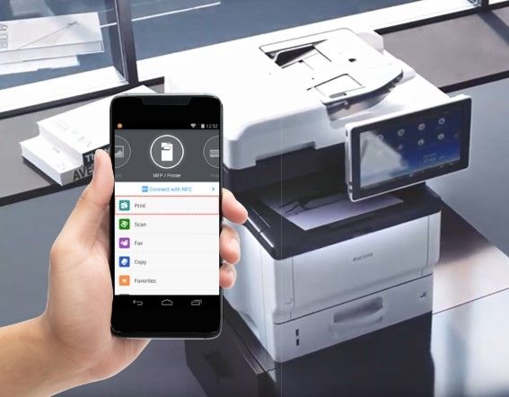 Ασπρόμαυρο Πολυμηχάνημα Laser Ricoh IM 350