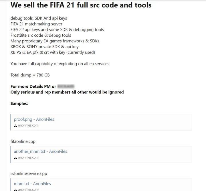 EA got hit by a data breach, and hackers are selling source code ...