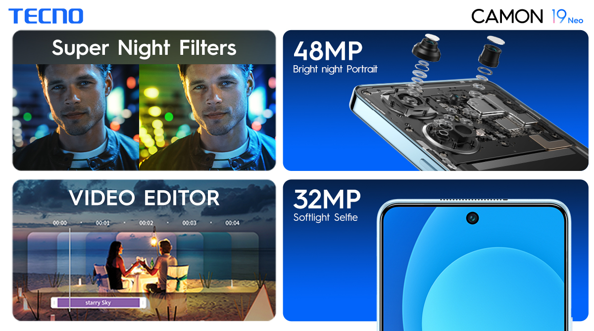 TECNO Camon 19 Neo with 32MP Softlight Selfie Camera Now Available nationwide - Zivallo.pk