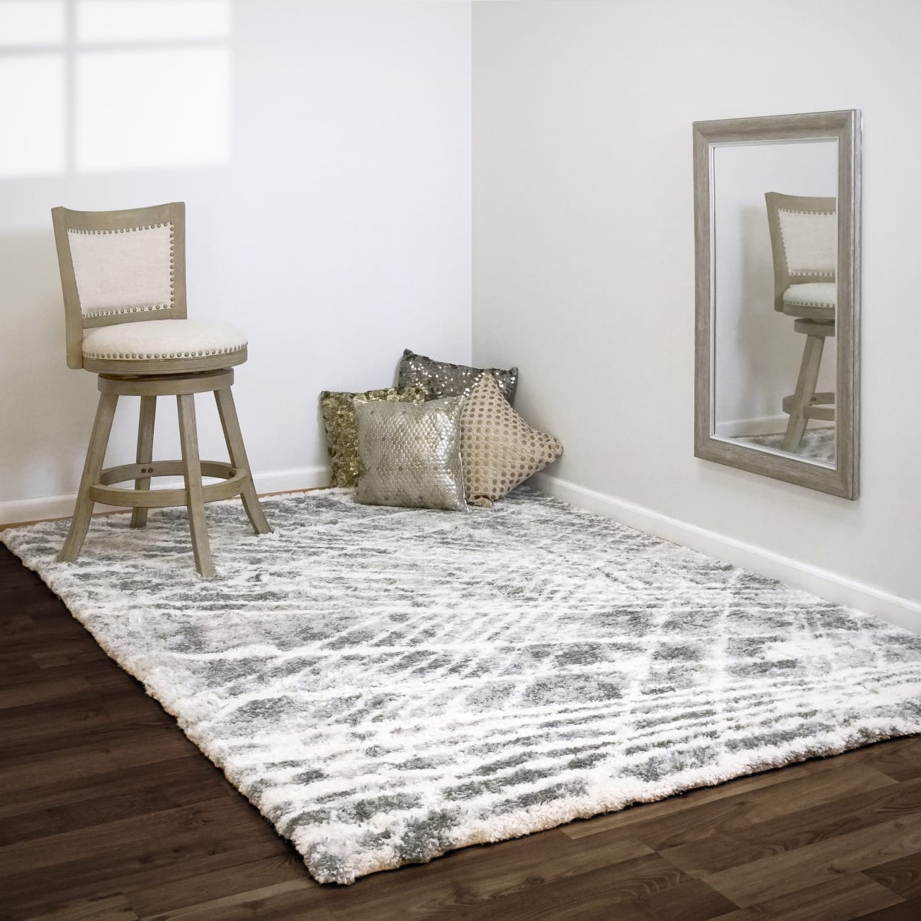 Dynamic Rugs - Reverie - Cream Grey 3544-190 from Znet Flooring