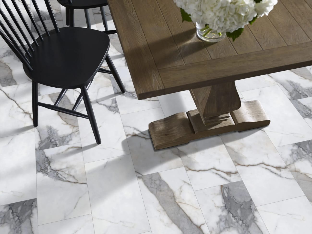Shaw Floorte Pro - Paragon Tile Plus - Michelangelo Marble | 01107_1022V