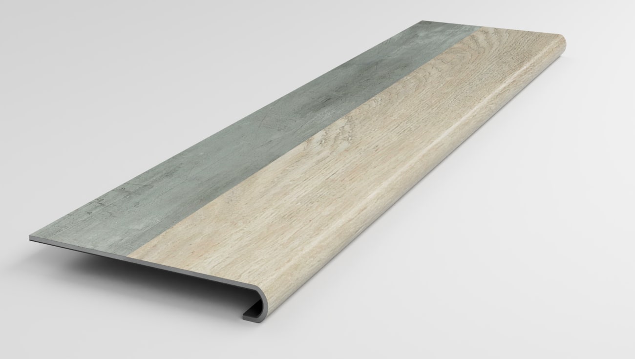 Treads Plus - Stair Tread Kit 42" - Mohawk Explorers Cove Metallic ...