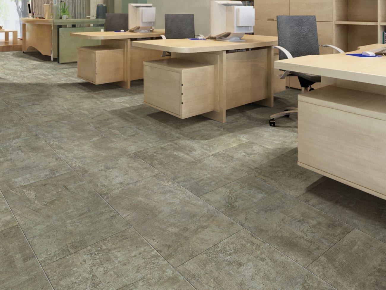 Shaw - Intrepid Tile Plus - Quarry from Znet Flooring