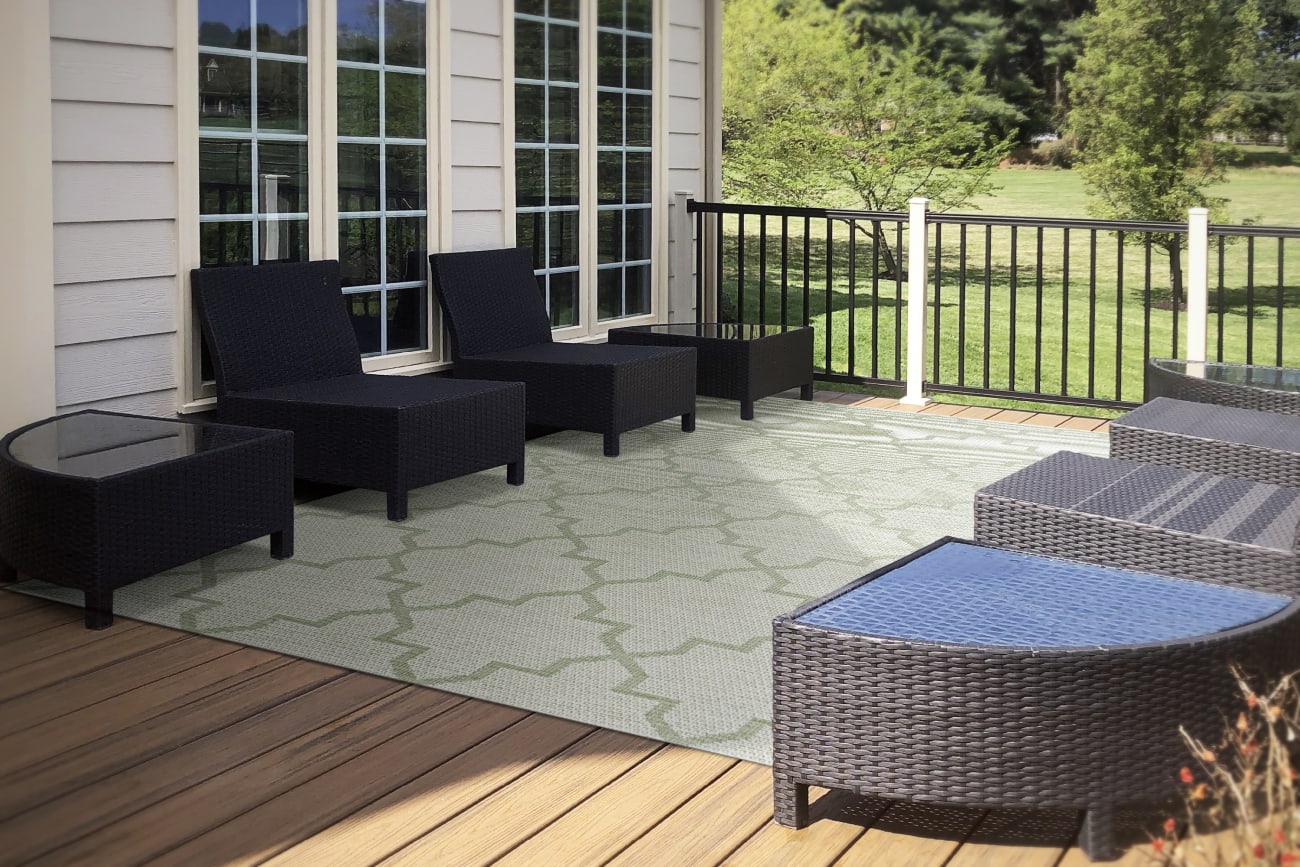 Dynamic Rugs - Newport - Green 96003-4001 from Znet Flooring