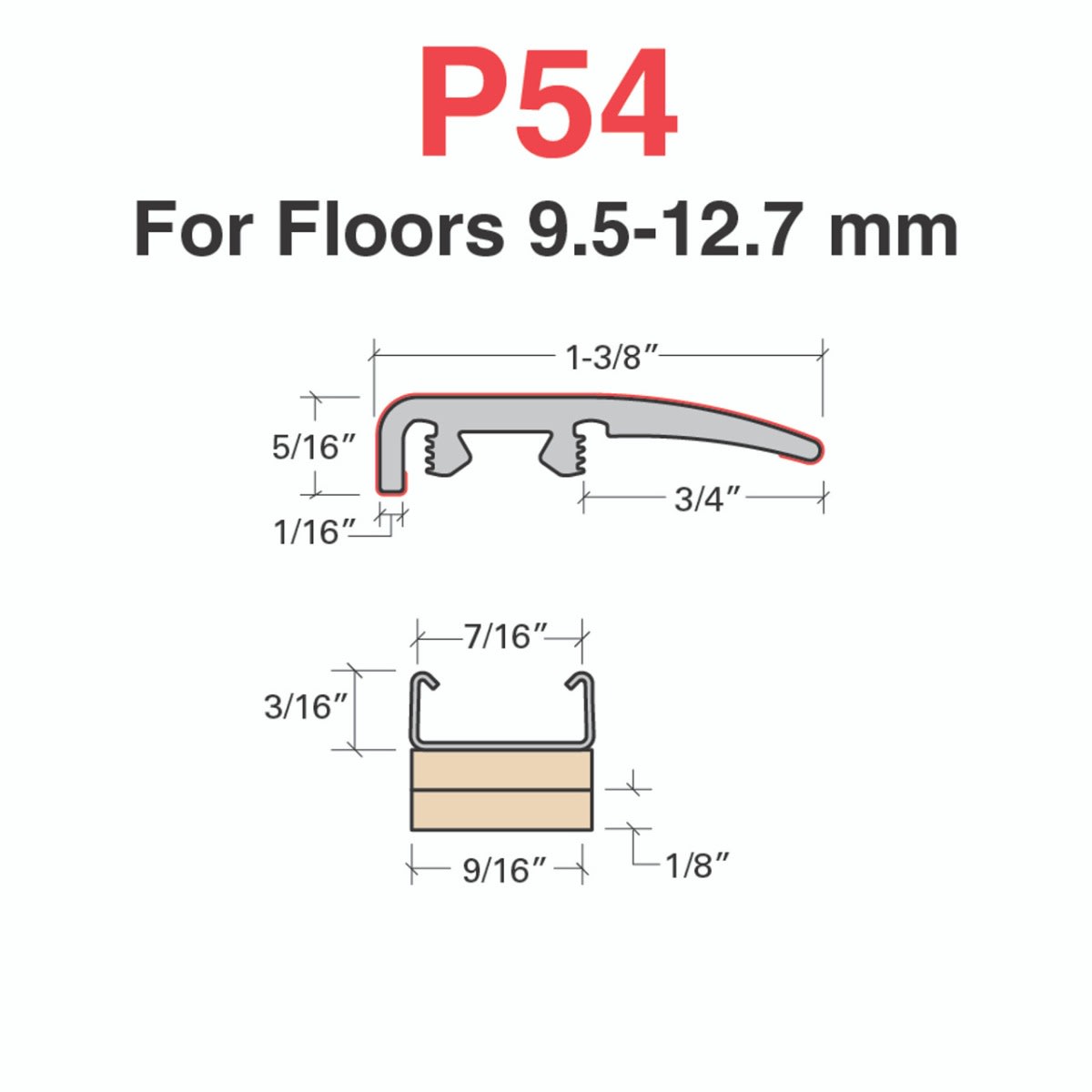 VersaTrim - Slim Cap - Square Nose 94" - SCAP-124375 Damask Oak from ...