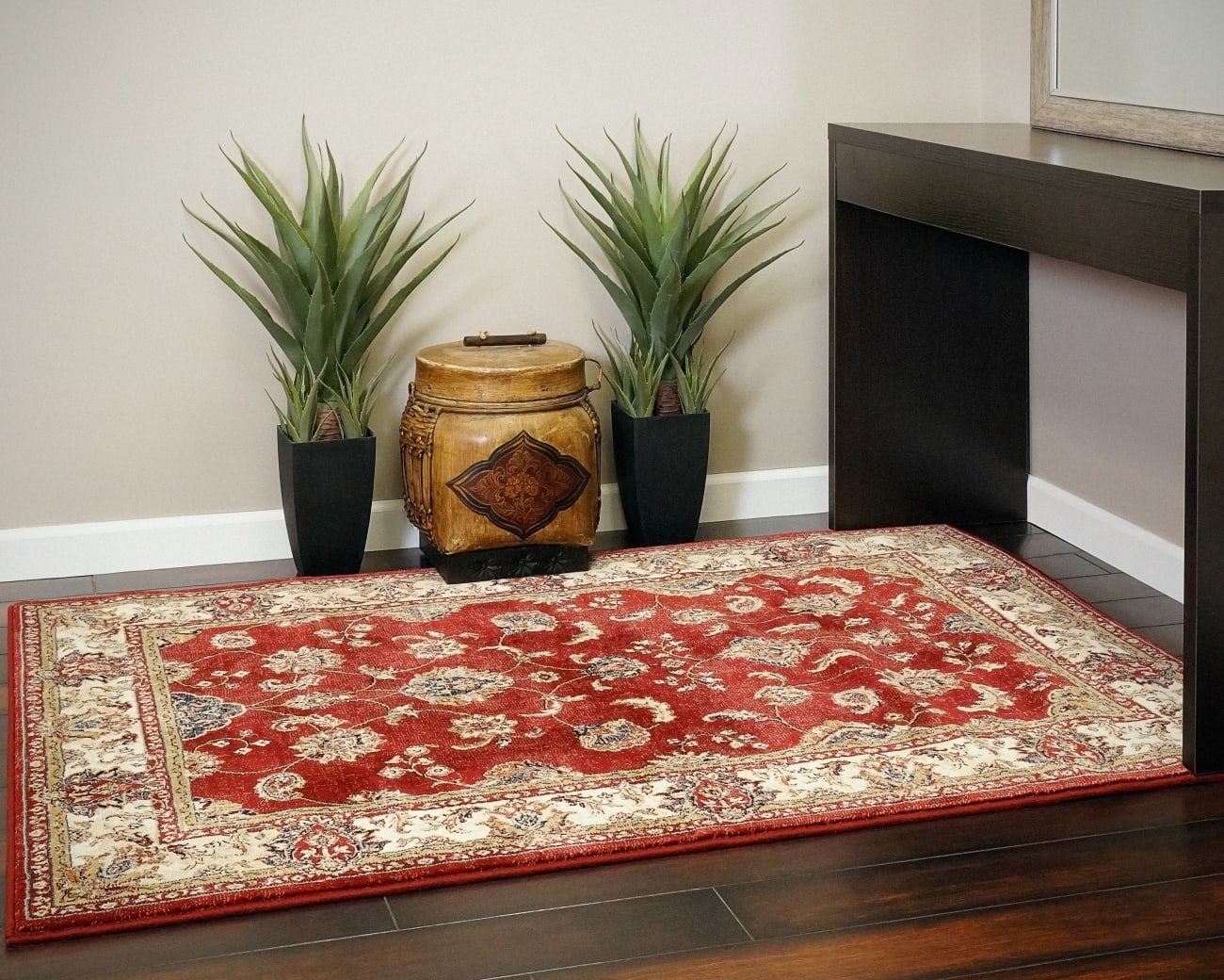 Dynamic Rugs - ANCIENT GARDEN - Red Ivory 57158-1464 from Znet Flooring