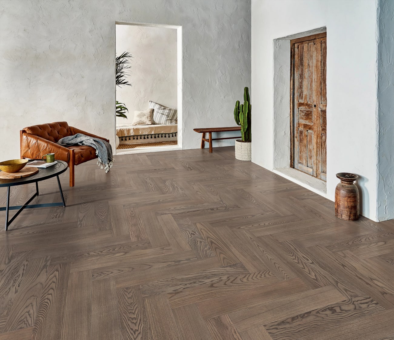Anderson Tuftex - European Ash Herringbone - Riviera | AA846-15039