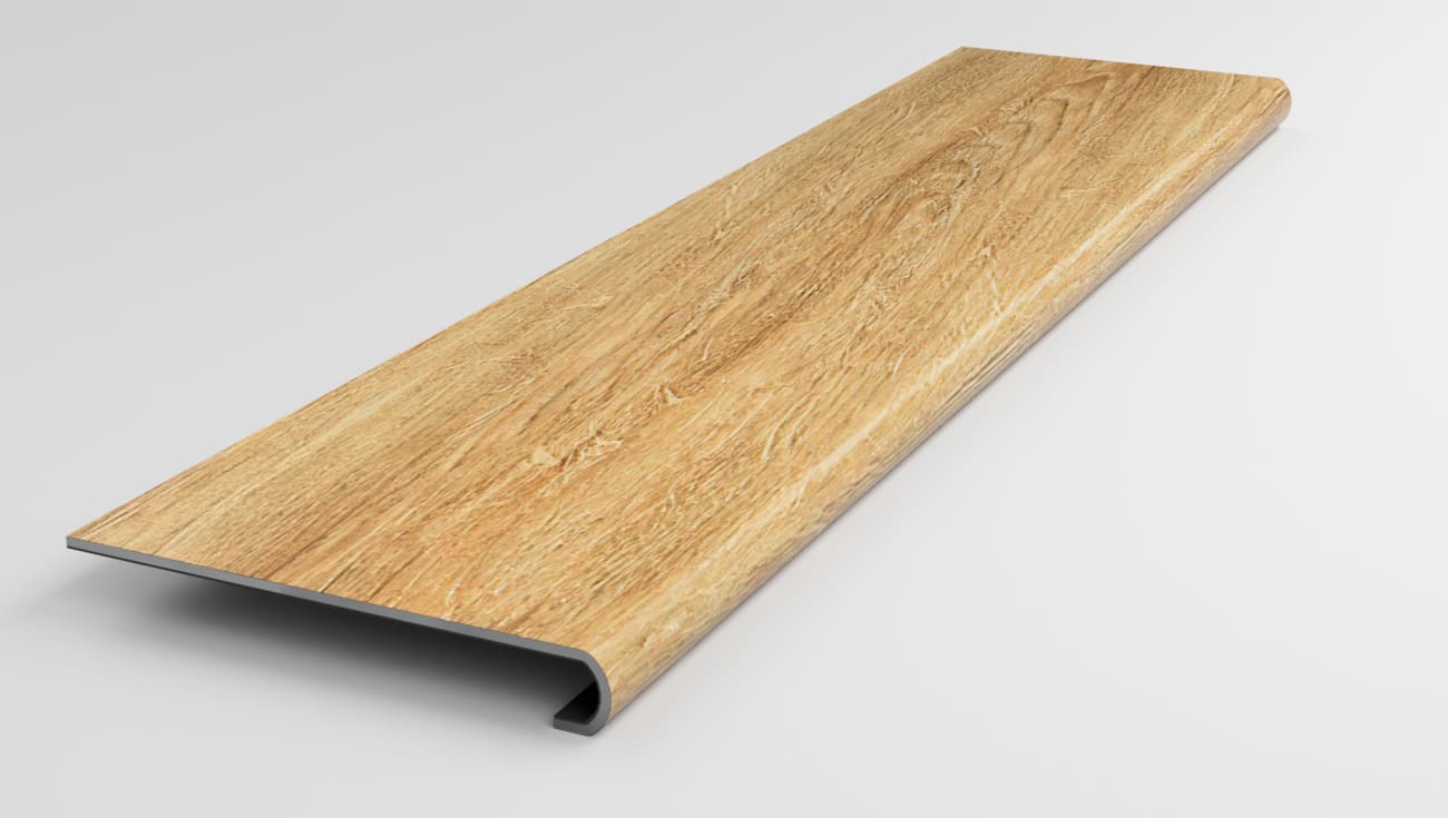 Treads Plus - Stair Tread Kit 42" - Mohawk Explorers Cove Metal Smoke ...