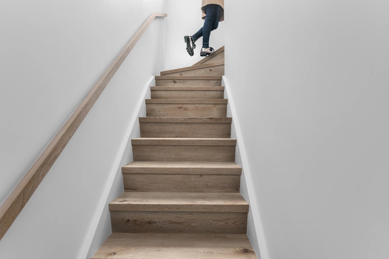 COREtec - Square Stair Tread 48" - 03ZSQ-02002 Rocca Oak (SQ TRD) from ...