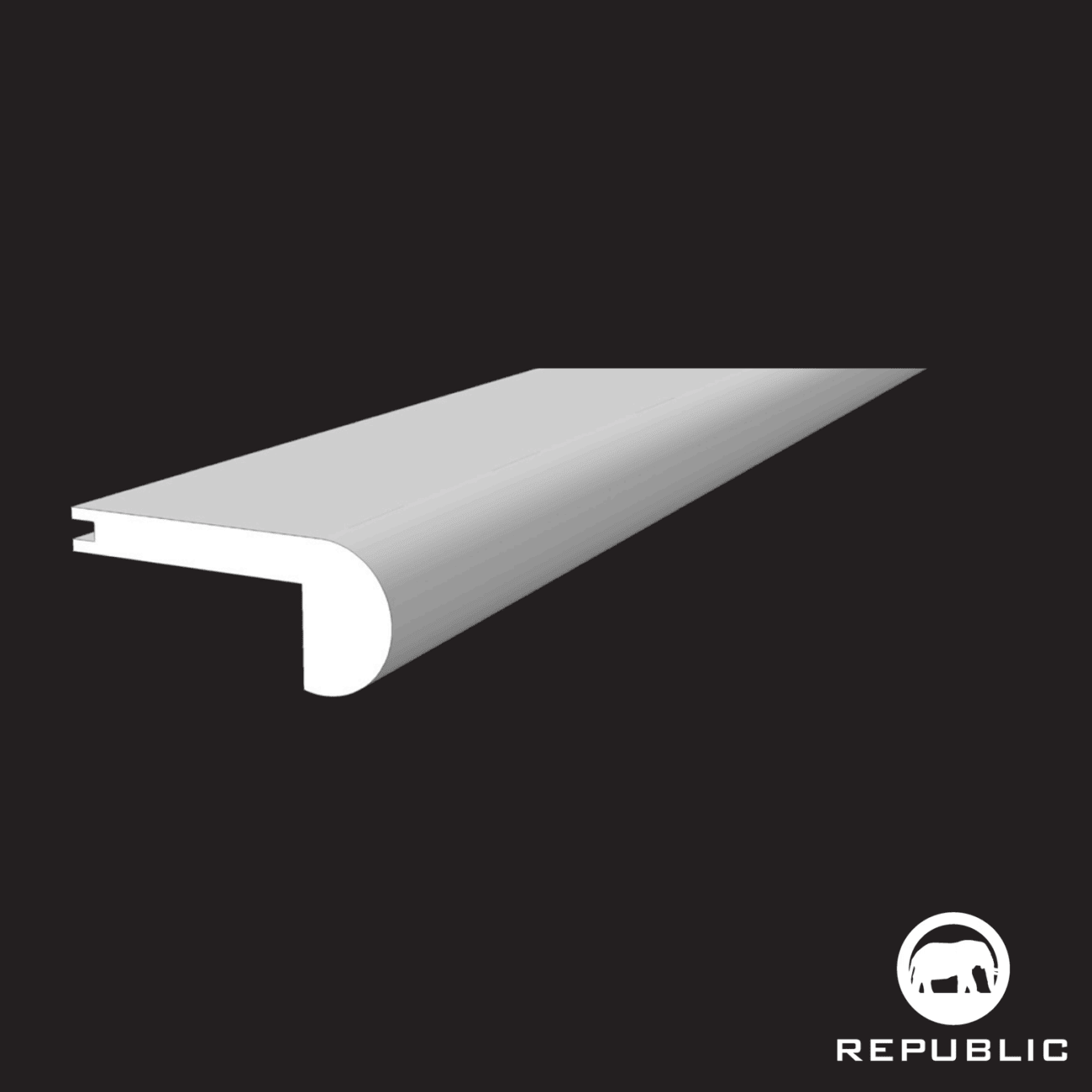 Republic Floor - Round Flush Stair Nose - RELM8103-FSN Princess Hazel ...