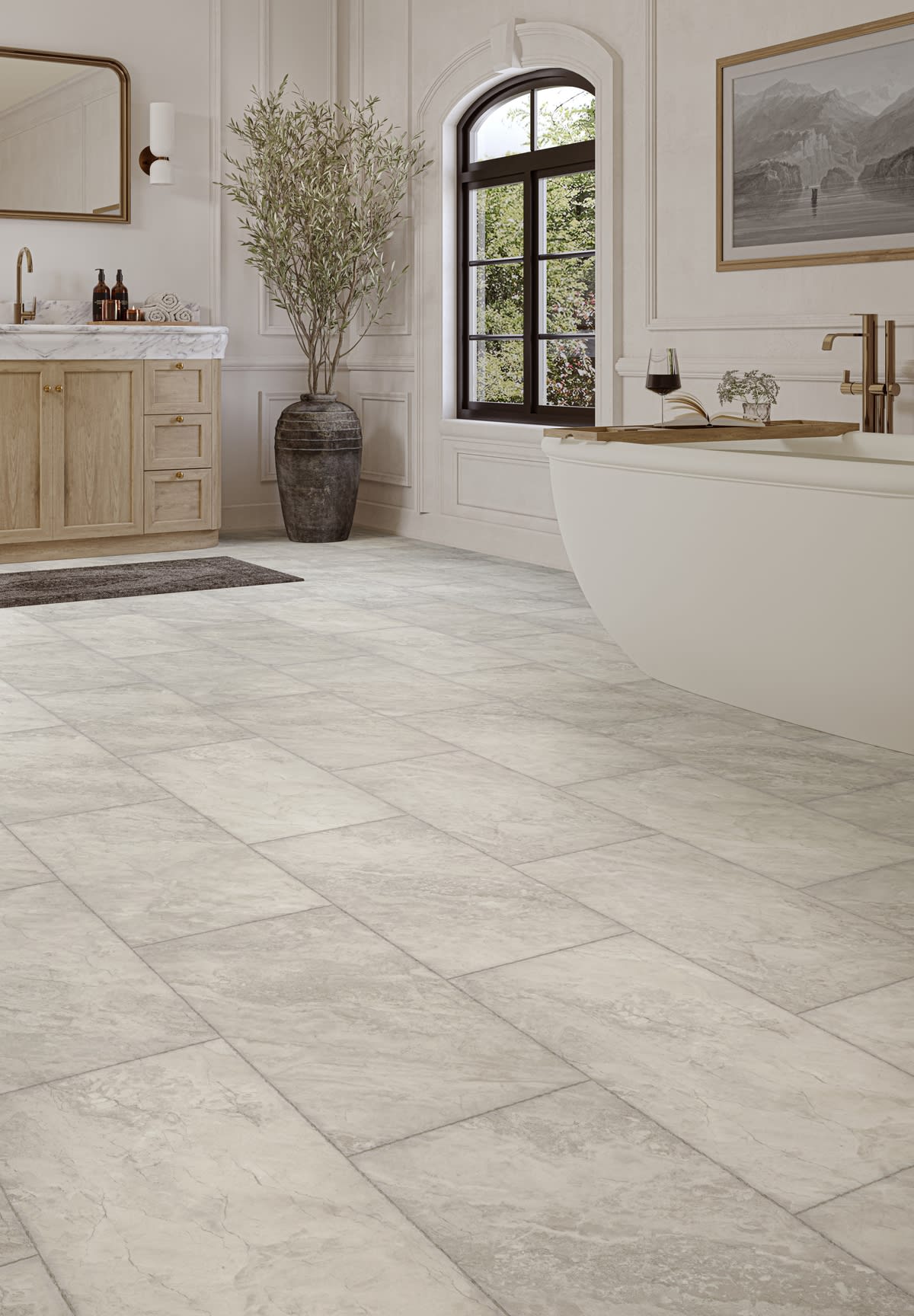 Mannington - ADURA Max Rectangles - Basilica Granite | MTE500