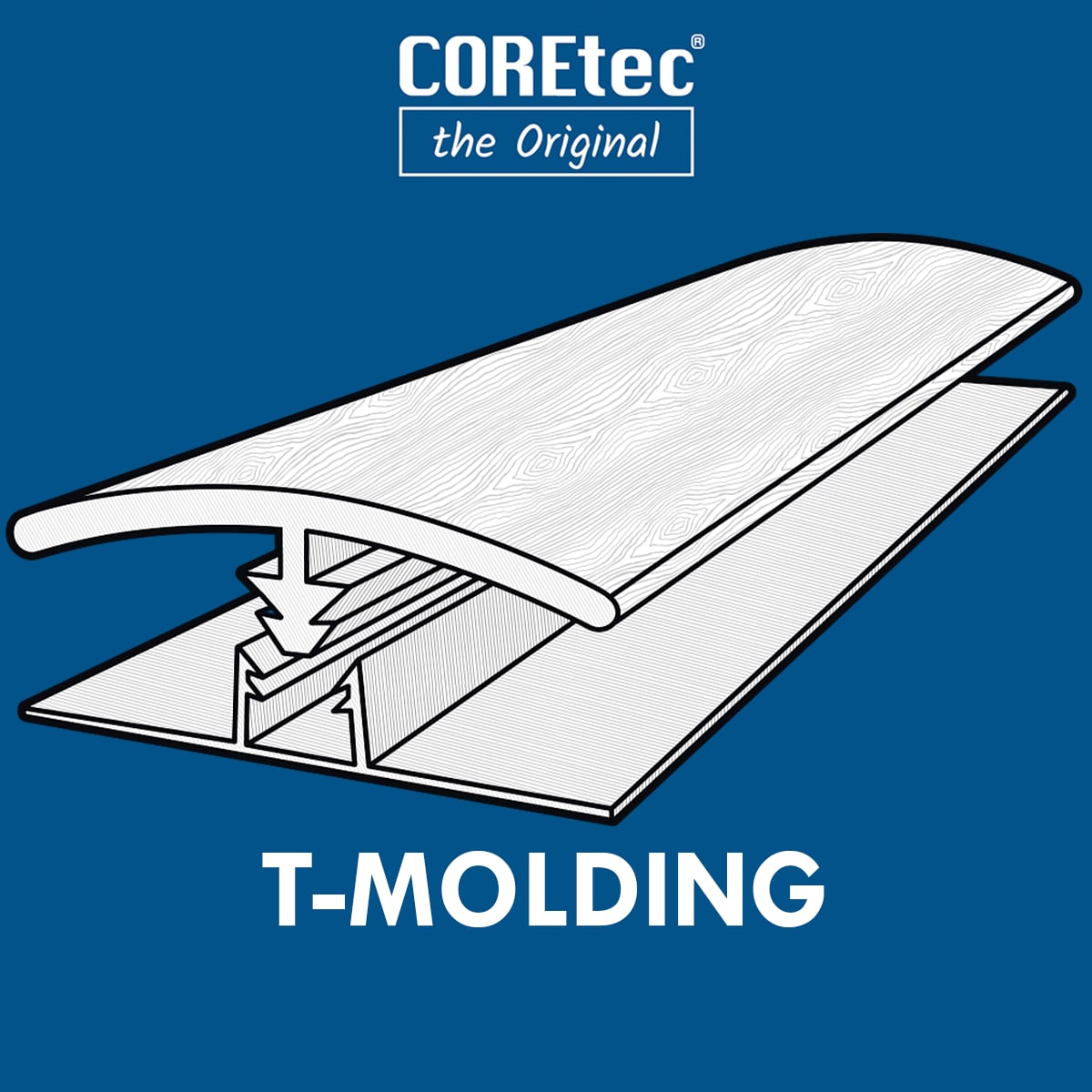 COREtec - T Molding - TM6NC-12265 Stella Marble (TM) from Znet Flooring