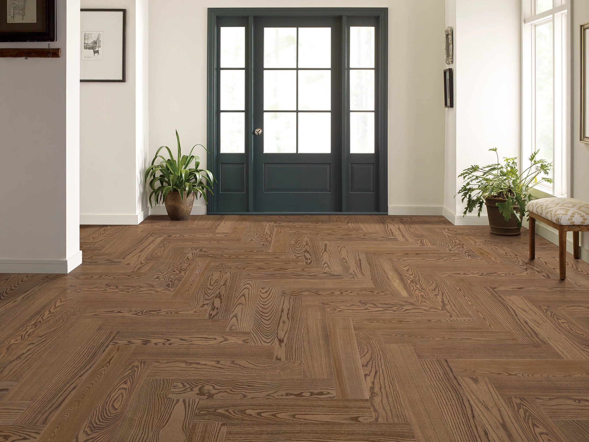 Anderson Tuftex - European Ash Herringbone - Biscotti | AA846-17061