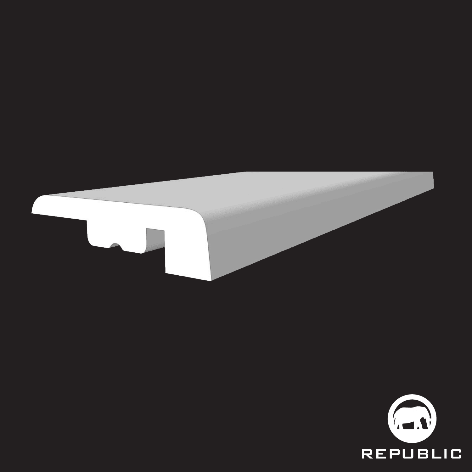 Republic Floor - End Molding - REPO4006-EM Safari Oak from Znet Flooring