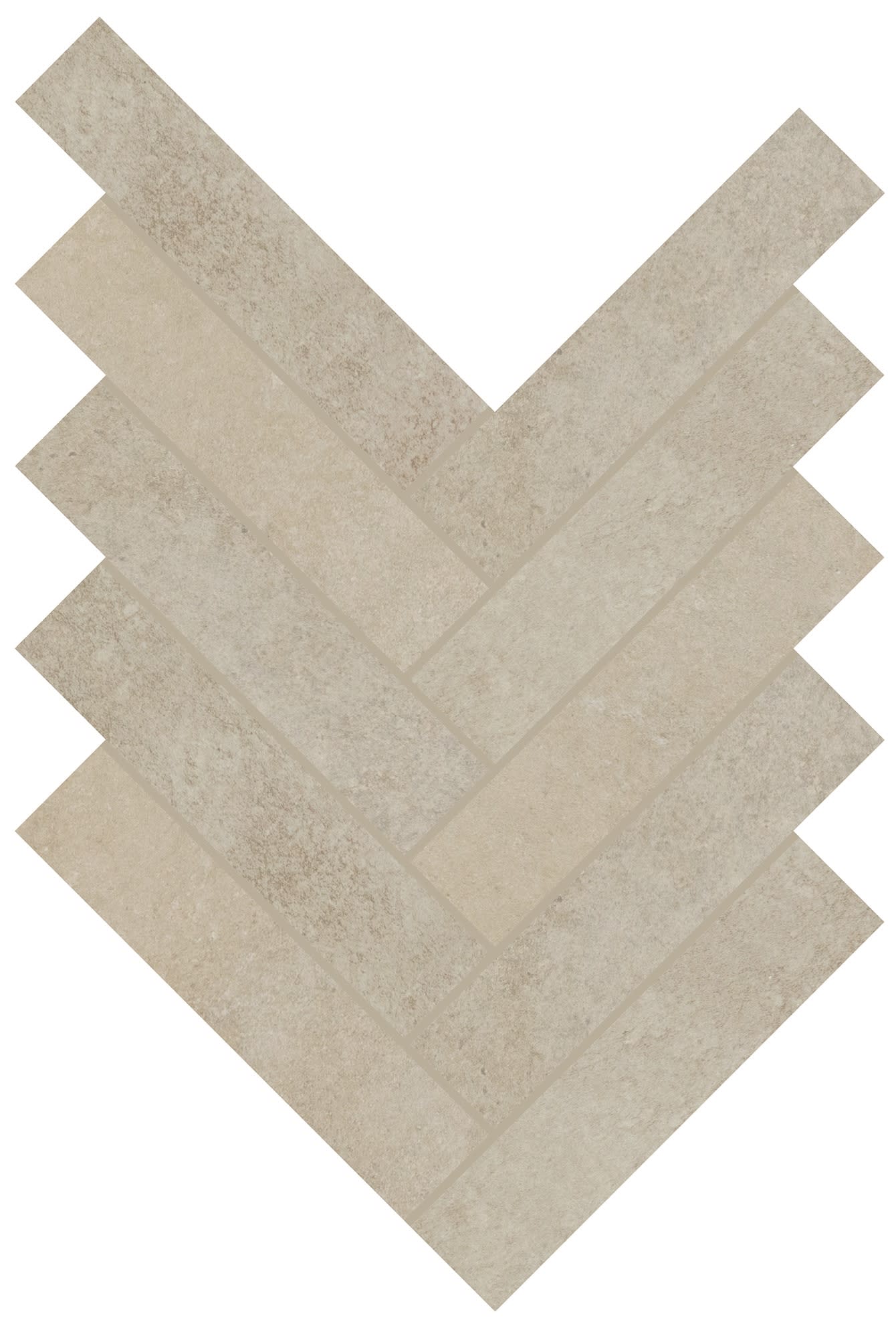 Daltile Beige 2 x 6 Herringbone Mosaic - RK11HER26MSXTMT