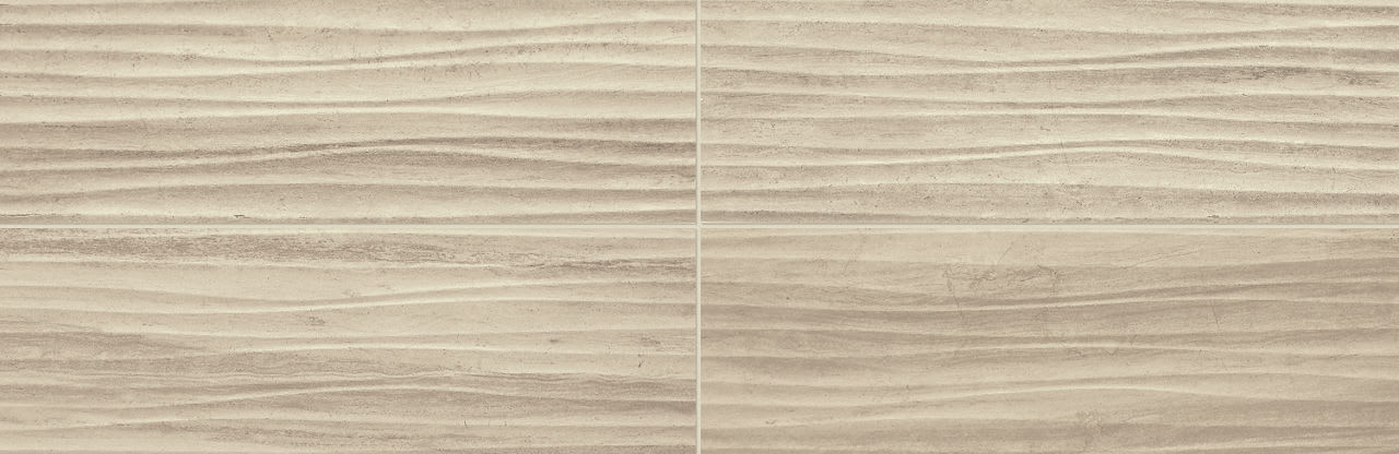 Daltile Feature Beige 6 x 18 Wave Tile Matte - AR07618WAV1P2