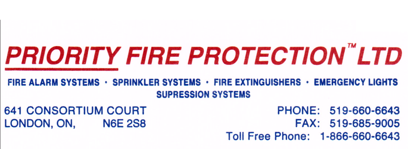 Priority Fire Protection Ltd. Information | Priority Fire Protection ...