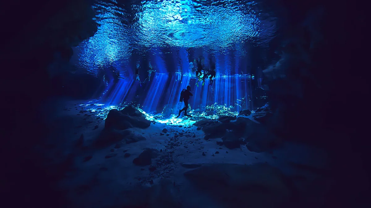 Sea Caves Mexico A Mexican Underwater Cave System Is The Largest In